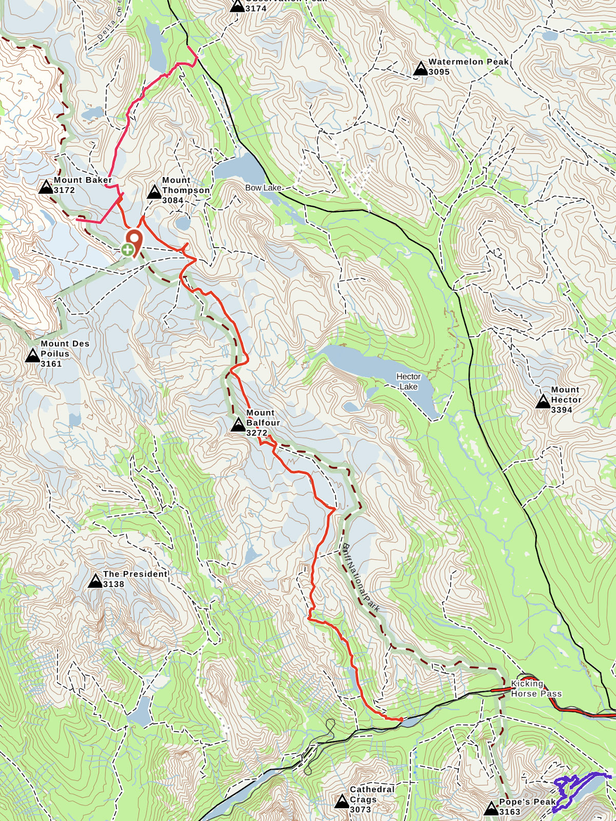 Wapta Traverse - Guided Ski Tour across the Wapta Icefields, Banff